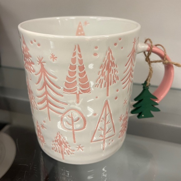 Primo Design | Holiday | Pink Christmas Trees Ceramic Coffee Mug Primo ...
